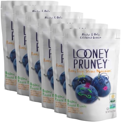 Amazon.com: Looney Pruney Organic Pitted Dried Prunes for the Entire ...