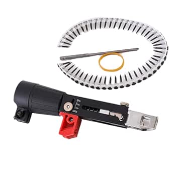 Automatic Screw Nailer, Multipurpose Ergonomic Chain Nailer, 22x7x5cm ...