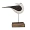 Amazon.com: Wooden Sea Bird Statue Seagull On Stand Decor Nautical ...