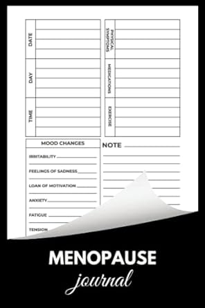 Menopause Journal for Women: Menopause Symptom Tracker: Vla., Vladimir ...
