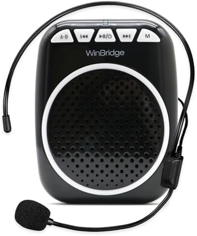 WinBridge Wireless Voice Amplifier with Two Bluetooth Headset ...