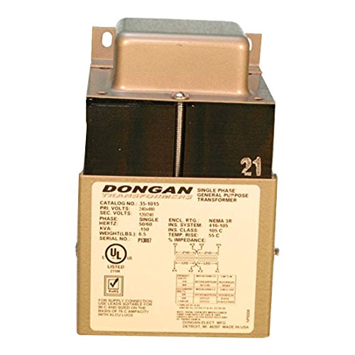 Dongan Transformer 35-3020 Single-Phase General Purpose Transformer, 0. ...