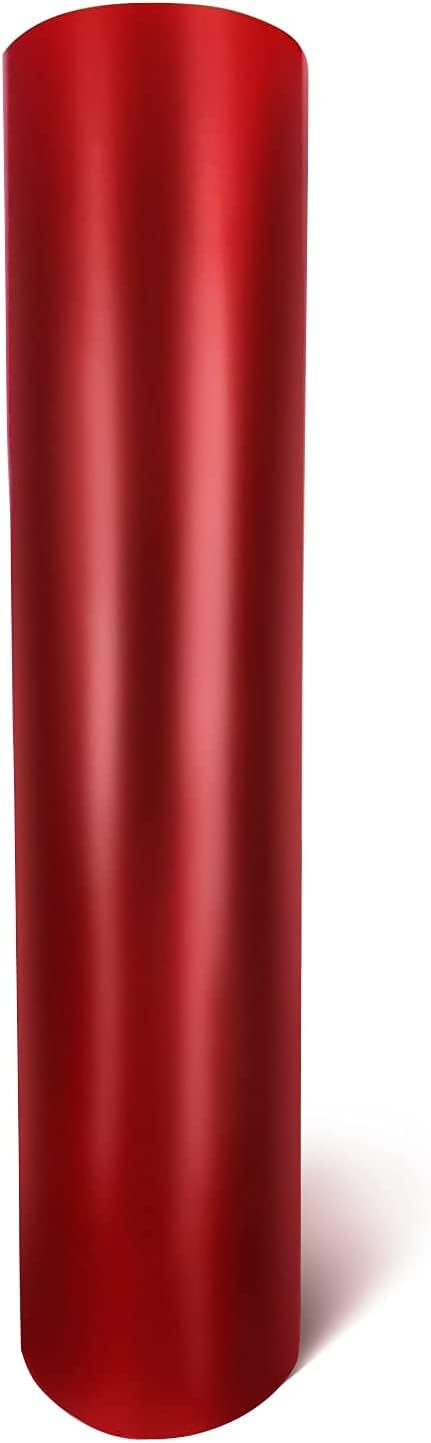 VViViD Red Satin Chrome Car Wrap Stretch Conform Cast Vinyl DIY (3ft x ...