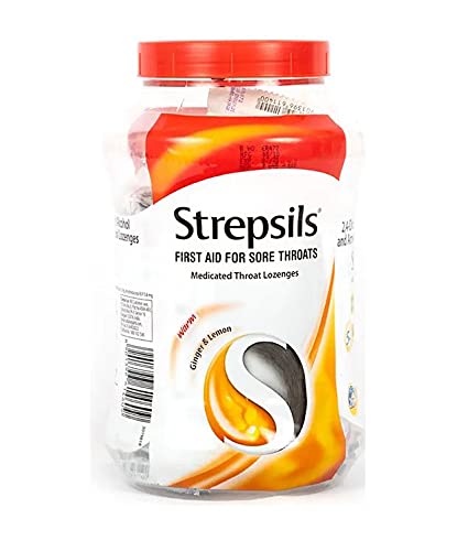 Strepsils - Bottle of 200 Lozenges (Ginger and Lemon) : Amazon.in ...