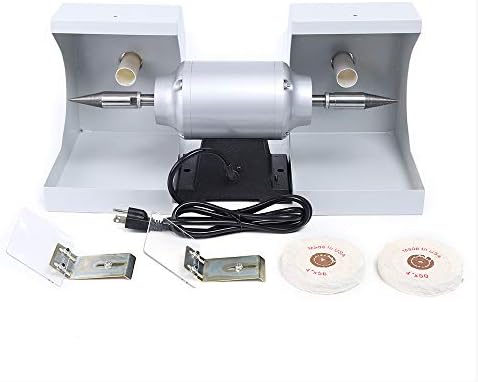 110V 550W Polishing Machine Double Top Polisher Dental Laboratory Lathe ...