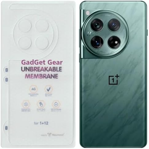GADGET GEAR Oneplus 12 Matte Back Unbreakable Screen Protector Hydrogel ...