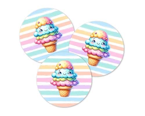 Amazon.com: Ice Cream stickers, labels, tags, birthday party or baby ...