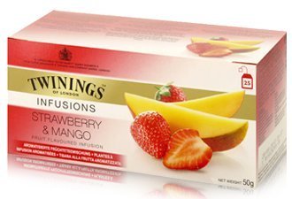 Twinings Strawberry And Mango Tea 2g Sachets 25 Sachets Box ...
