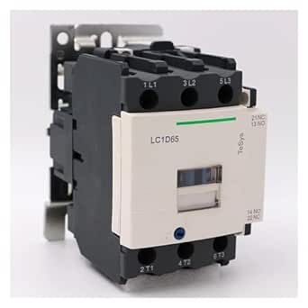 LC1D65M7 AC Electromagnetic Contactor 3P 3NO LC1-D65M7 65A 220V AC Coil : Amazon.in: Home ...