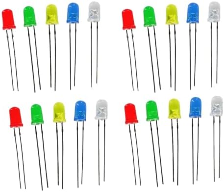 Buy UNIVERSAL HUB 5mm Leds Combo of 125 Multicolour led (Red,Blue,White ...
