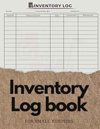Amazon.com: Inventory Log Book for Small Business: Features item number ...