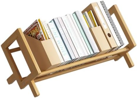 Woodquail Expandable Adjustable Bookshelf File Rack, Made of Natural ...