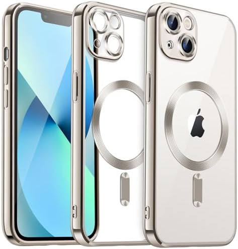 JETech Soft Clear Case for iPhone 13 6.1-Inch, Camera Lens Full ...