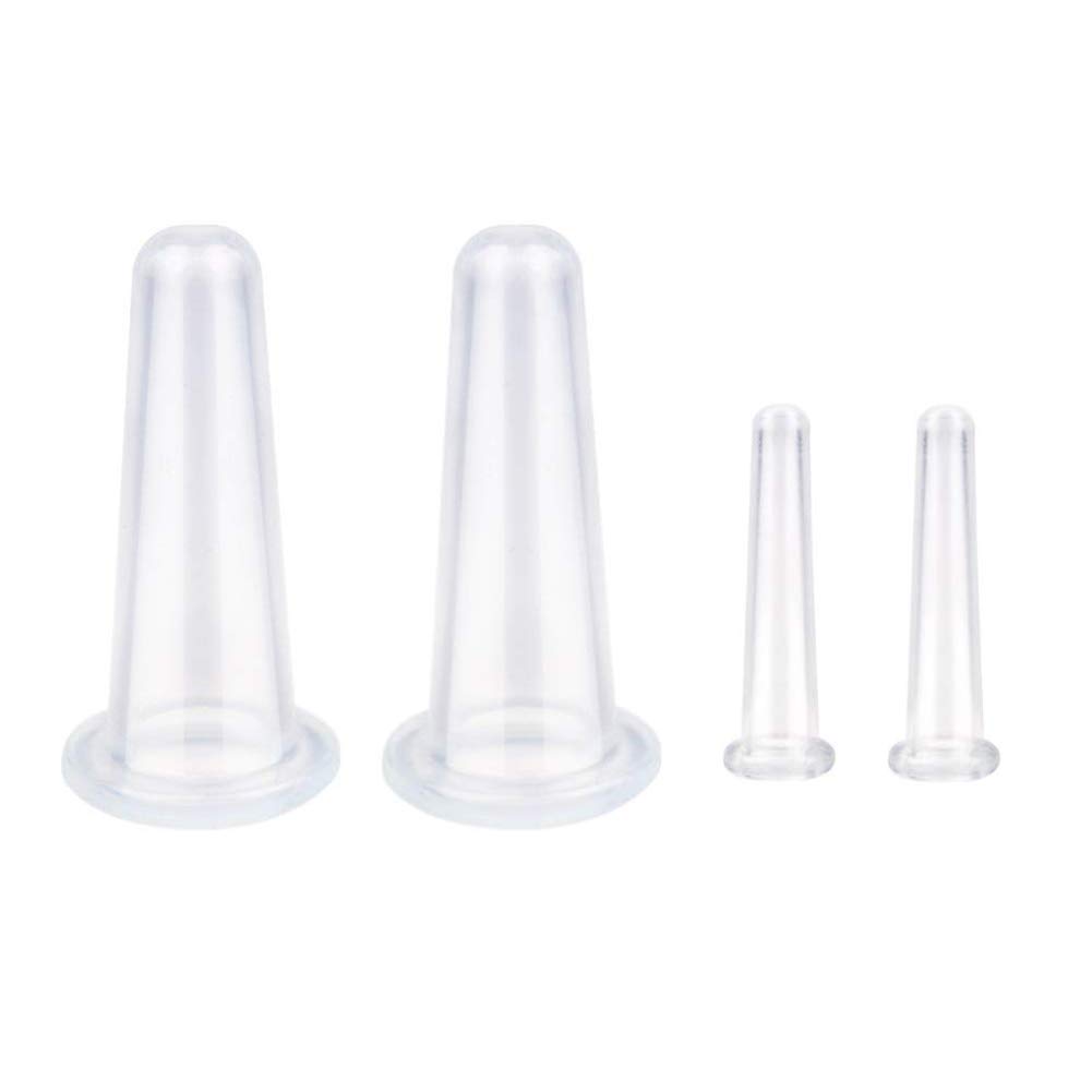 Amazon.com: Erioctry 4 Pieces Silicone Facial Cupping Set Clear Eye and ...