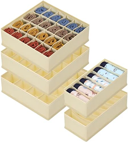 Amazon.com: DIOMMELL Foldable Cloth Storage Box Closet Dresser Drawer ...