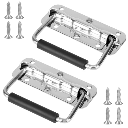 Mozeat Lens 4.33inch Spring Loaded Handle, Stainless Steel Heavy Duty ...