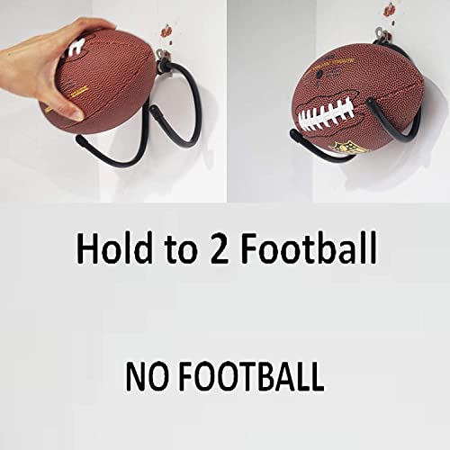 Football Wall Mount Holder Football Ball Display Storage Rack – Sturdy ...
