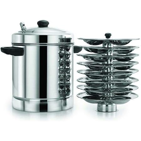 Butterfly Stainless Steel Idli Cooker, Idly Maker with 6 Plates, 24 ...
