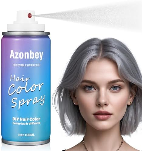 Amazon.com : Grey Hair Spray,Hair Color Spray for Women and Kids ...