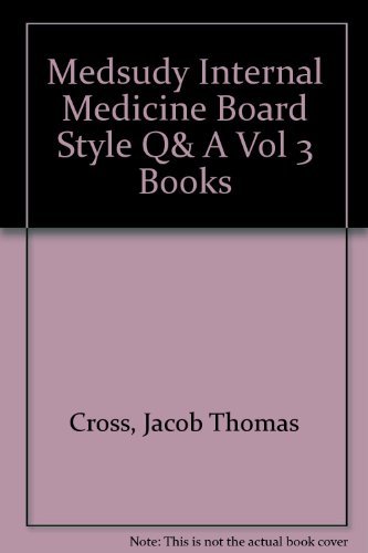 MedStudy Internal Medicine Board Style Q&A Vol 3 Books: MedStudy ...
