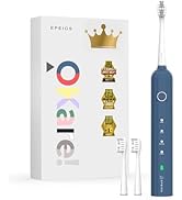 Amazon.co.jp: 回転式電動歯ブラシ エペイオス(Epeios) 電動歯ブラシ 回転型 歯ブラシ 電動 ブラシヘッド3本 IPX7 防水 Type-C 充電式 60日間使用 ...