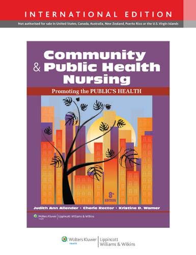 Amazon.com: Community & Public Health Nursing: Promoting the Public's ...