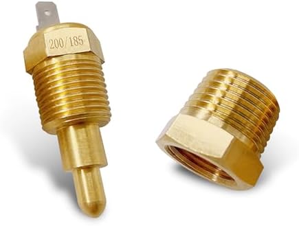 Electric Fan Thermostat Kit Fan Thermostat Temperature Switch 3/8" 185 ...