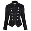 Kate Kasin Womens Victorian Steampunk Ringmaster Jacket Military Blazer ...