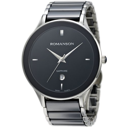Romanson Black Dial Men Watch (TM4236MM1WA32W) : Amazon.in: Fashion