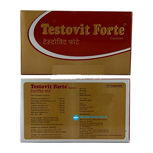 Testovit Forte - Strip of 10 Capsules : Amazon.in: Health & Personal Care