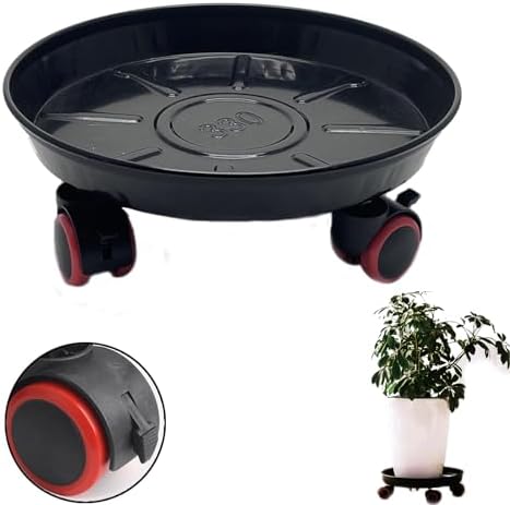 Amazon.com: Dcpes Metal Plant Caddy with Wheels, 13Inch Heavy Duty ...