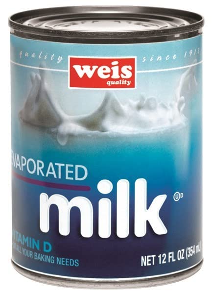 Amazon.com: Weis Quality, Evaporated Milk, 12 Fl Oz : Grocery & Gourmet ...