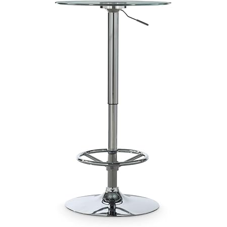 Amazon.com: Powell Furniture Linon Jolie Metal and Glass Pub Table in ...
