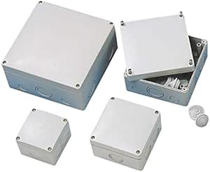 Amazon.com: AP/FR Box 140 x 140 x 79 GR IP 65 Pre-Embossed Inserts ...