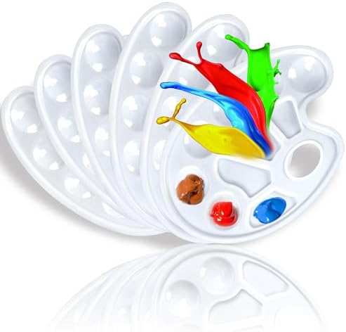 Amazon.com: Artlicious Paint Palette - Plastic Paint Tray Palettes for ...