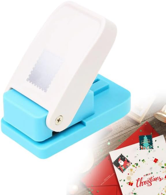 Rectangular Postage Stamp Craft Punch,1x0.8 Inch Lever Action Paper ...