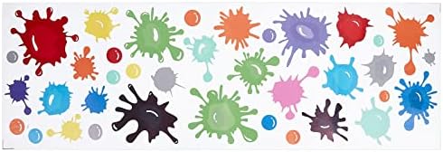 Amazon.com: GORGECRAFT 1 Sheet Paint Splatter Wall Stickers Creative ...