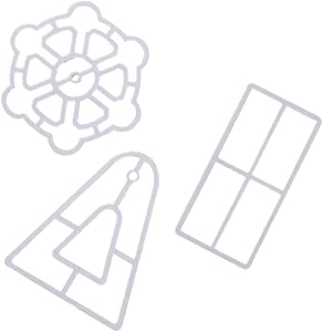 Amazon.com: 3pcs Ferris Wheel Biscuit Mold Fondant Mold Jelly Filled ...