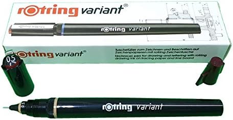 Rotring Variant Technical Pen en tamaño 0,50 mm (Incluye punto clave ...