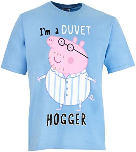 Peppa Pig Mens' Daddy Pig Pajamas S Multicoloured at Amazon Men’s ...