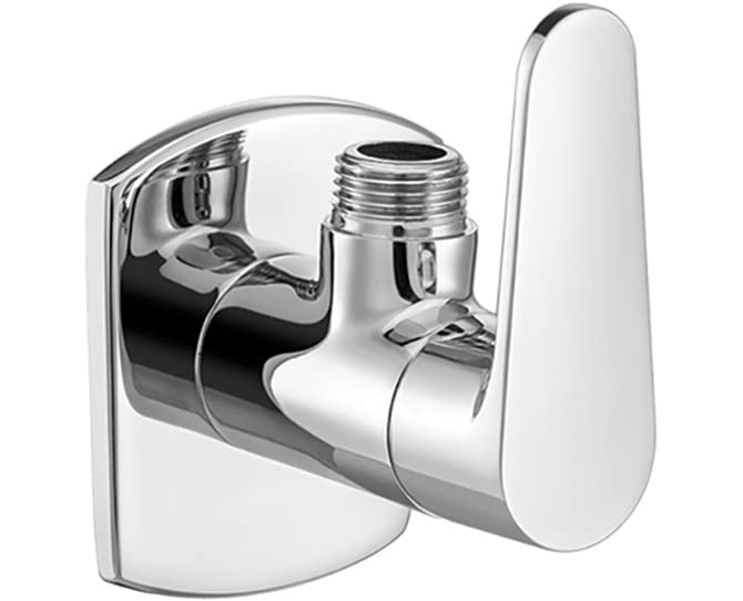BATHSENSE by Asian Paints Angle cock with wall flange | Chrome Finish ...