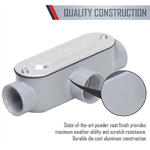 Snapklik.com : TayMac RLT400 Threaded T Type Conduit Body