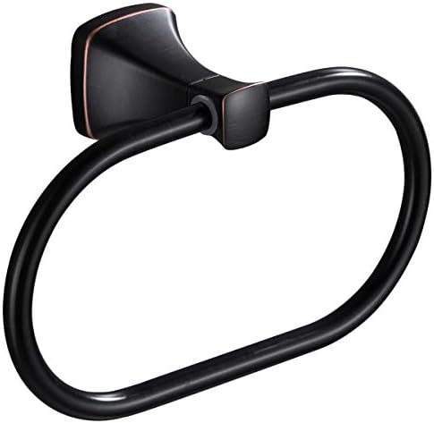 AUKTOPT AR1816 Bathroom Hardware Accessory Towel Ring, Oil Rubbed ...