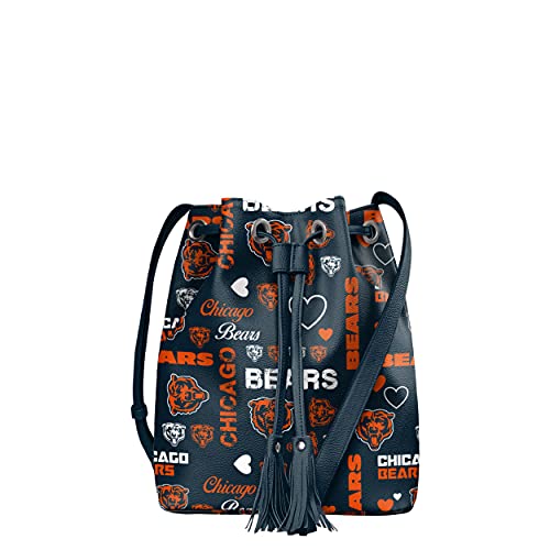 Snapklik.com : Chicago Bears NFL Logo Love Cinch Purse