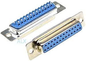 Amazon.com: 5PCS DB25 Female PCB Mount Serial Port Connector Solder ...