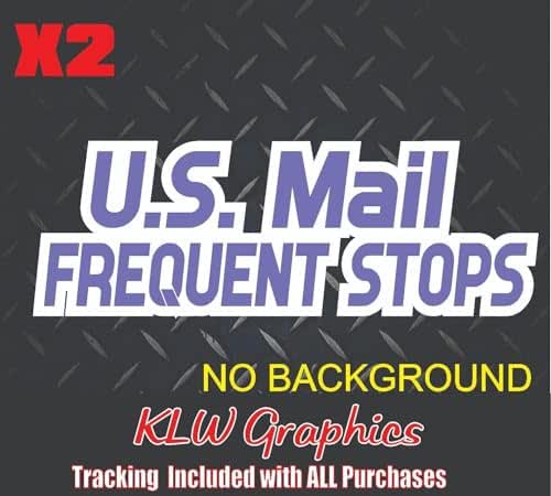 Amazon.com: U.S. Mail Frequent Stops Light Purple White Full Color ...