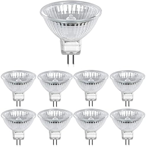 MR16 Halogen Light Bulbs 8 Pack Halogen Lamp 35W,12V,G5.3 Base Warm ...