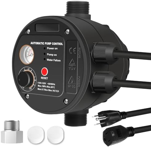 IP65 Automatic Pump Controller, Rotary Adjustment, Metal Pump Connector ...