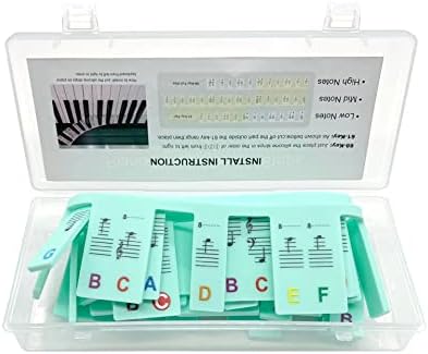 Amazon.com: Piano Beginner's Note Guide Silicone Piano Keyboard Sticker ...