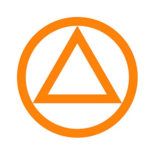 Buy RDW AA Alcoholics Anonymous Symbol Sticker - Decal - Die Cut ...